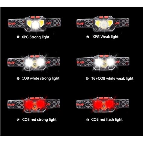 Buy XPG LED Headlamp Motion Sensor Ultra Bright Head Torch Powerful