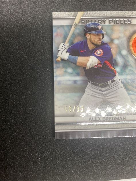 Topps Museum Collection Primary Pieces Quad Relics Alex Bregman
