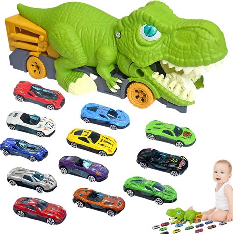 A R Camions Dinosaures Pour Enfants Ensemble De Jeu Divertissant De