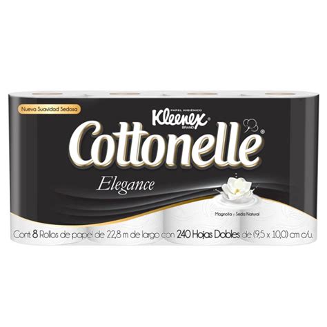 Papel higiénico Kleenex Cottonelle elegance 8 rollos Walmart