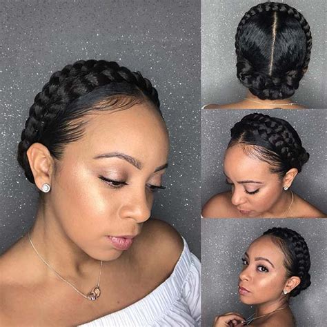 Halo Braid Styles For Black Hair