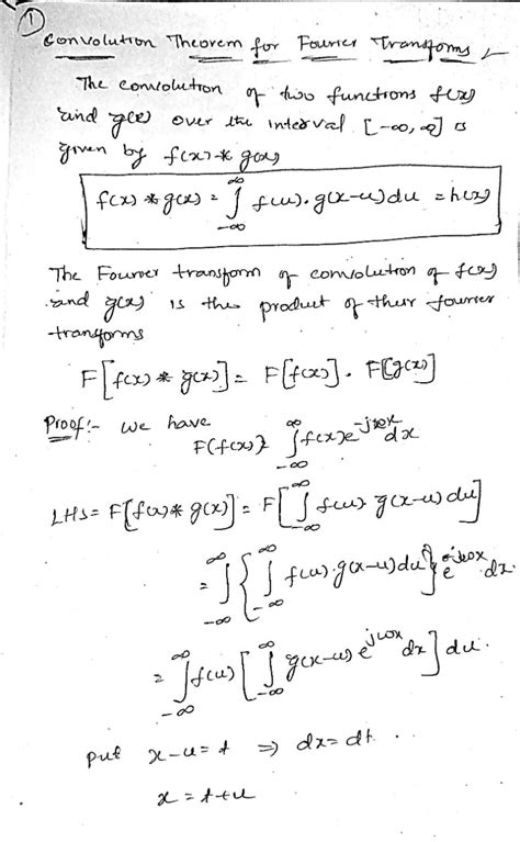 [solved] 3 prove the convolution property of the fourier transform course hero