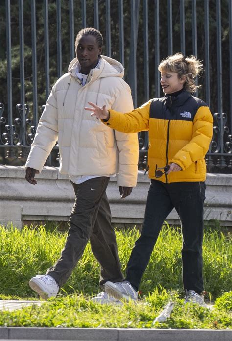 Najwa Nimri With Her Boyfriend The Model Jose Mendes Vieira Out In
