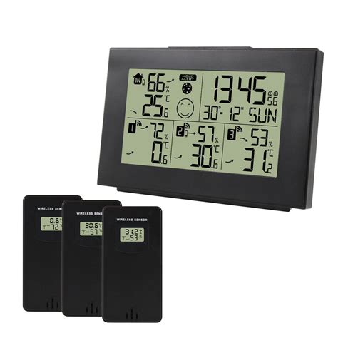 Çalar Saat Dijital Termometre Higrometre Elektronik Takvim Masaüstü