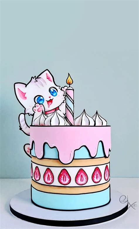 50 Cute Comic Cake Ideas For Any Occasion Japanese Anime Series