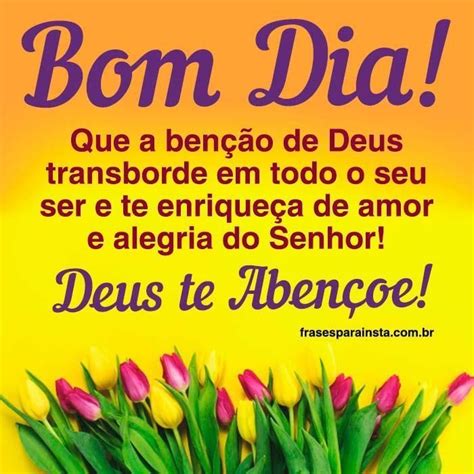 Deus Abençoe Seu Dia Frases para Instagram