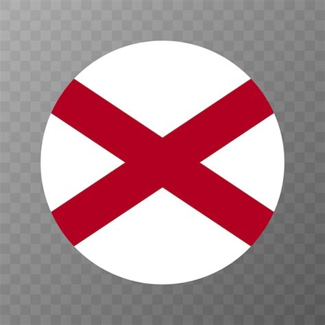 Premium Vector Alabama State Flag Vector Illustration