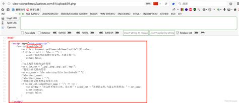 iwebsec靶场 文件上传漏洞通关笔记1 第01关 前端js过滤绕过 iwebsec靶场文件包含漏洞通关 csdn博客