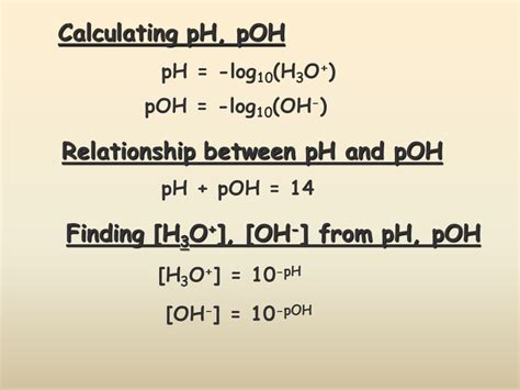 How To Calculate Ph In Chemistry