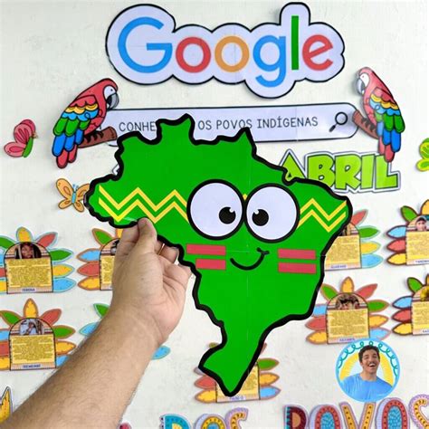 Painel Dia dos Povos Indígenas Conhecendo os Povos Lojinha