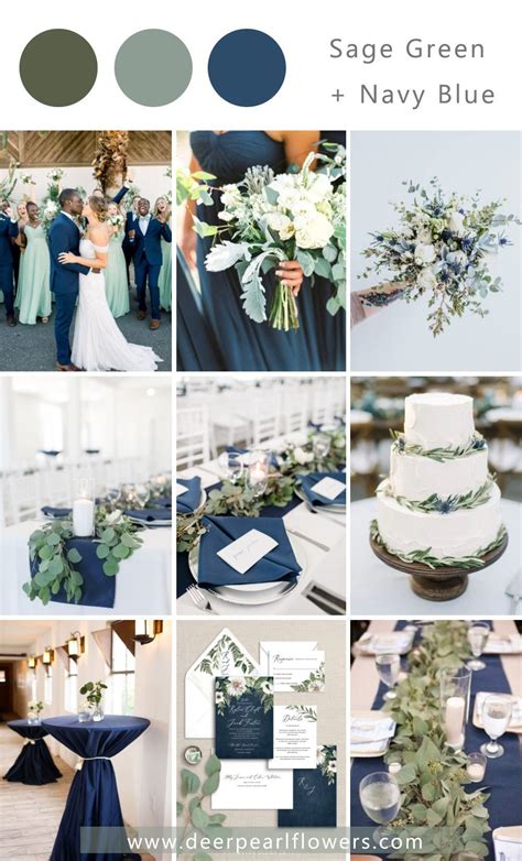 Navy Blue Wedding Color Palette