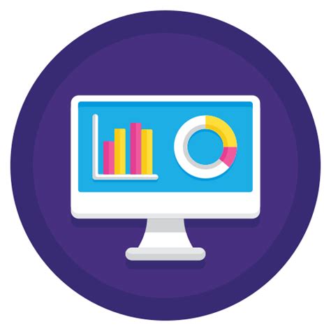 Visualization Flaticons Flat Circular Icon
