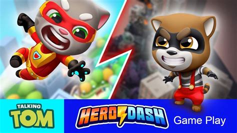 Talking Tom Hero Dash Hd Game Play Youtube