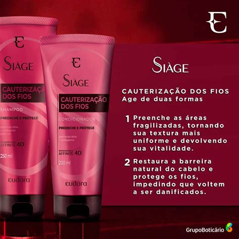Kit Eudora Siàge Cauterização dos Fios Duo Beleza na Web