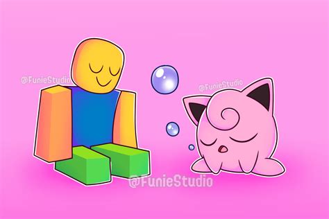 Roblox Noob And Jigglypuff By Funie On Deviantart