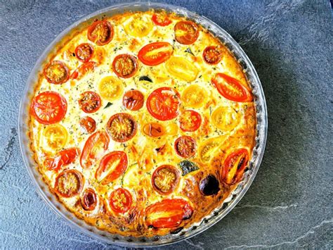 Quiche Sans Pâte Aux Légumes D été Recette Madiet