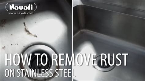 How To Remove Rust On Stainless Steel Youtube