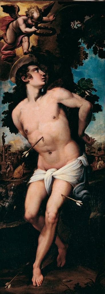 Le martyre de saint Sébastien Felice Brusasorci
