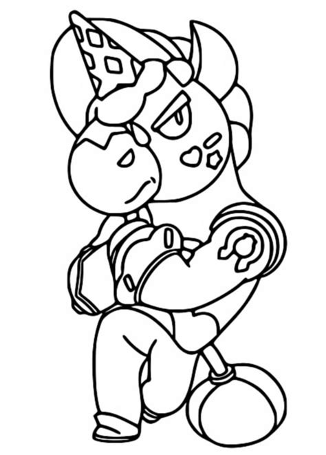 Dibujo Para Colorear Brawl Stars Classic Berry