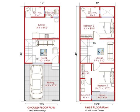 Duplex House Plan Bhk With Car Parking Sq Ft House