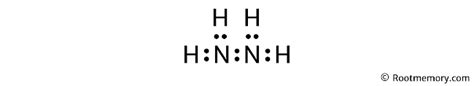 Lewis Structure Of N2H4 Root Memory