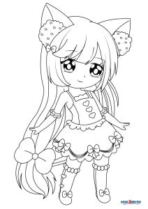 Coloriages Anime Mignons Coloriages Gratuits à Imprimer