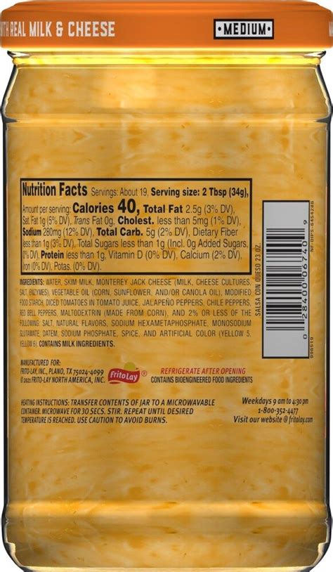 How Long Is Tostitos Cheese Dip Good For After Opening