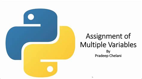 python full course multiple variable assignment video 23 youtube