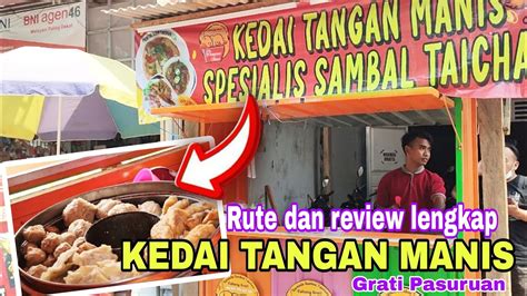 Kedai Tangan Manis Spesial Sambal Taichan Rute Dan Review Lengkap