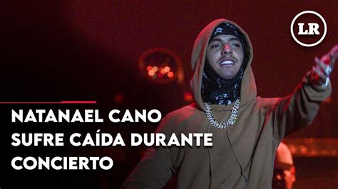 Natanael Cano sufre caída durante concierto en Toluca YouTube