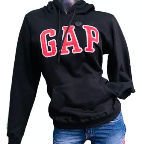 Sudadera Gap Para Mujer Logo Bordado Capucha Y Forro Polar Cuotas