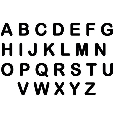 Printable Letter Stencils For Block And Small Font Artofit