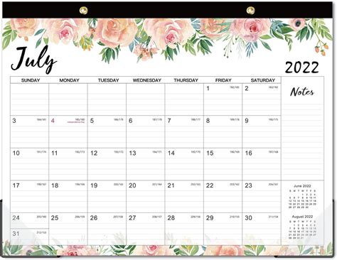 Calendario De Escritorio Julio Diciembre