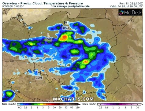 Prognoza Pogody Na Pi Tek Lipca Front Atmosferyczny Do Polski