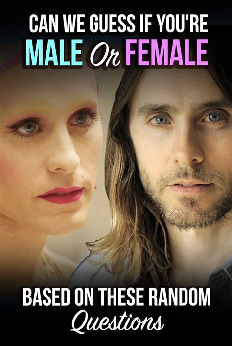 Quiz Can We Guess If You Re Male Or Female Based On These Random