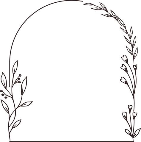 Flower Frame Border Simple Infoupdate Org