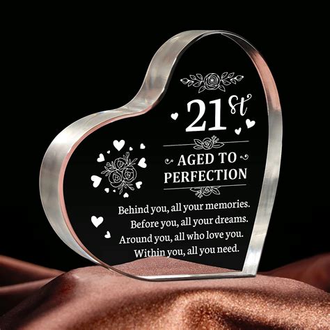 St Birthday Gifts For Her Women Engraved Aedcrylic Sign Plaque