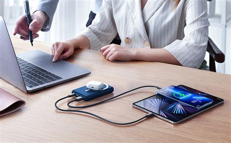 Power Bank 10000mAh Magnético Bateria Externa mag Safe Yiisonger