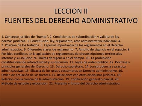 Cuales Son Las Fuentes Del Derecho Administrativo XIli
