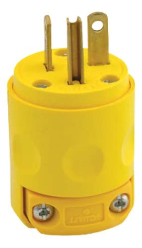 Clavija Uso Rudo Amarillo A V Pv P Leviton Compra Y Venta