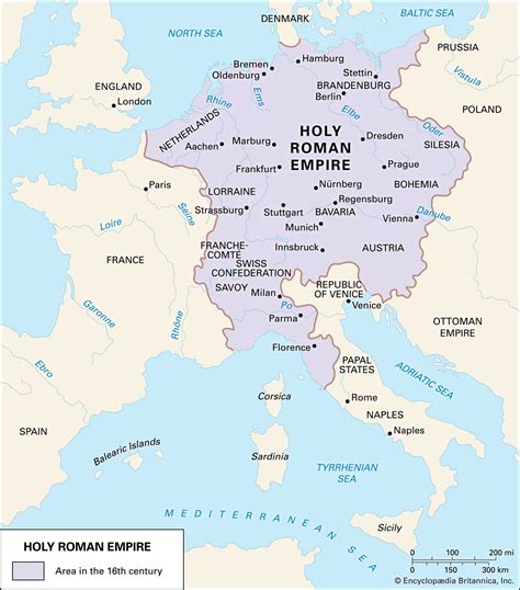 Holy Roman Empire Map Definition History Capital Significance