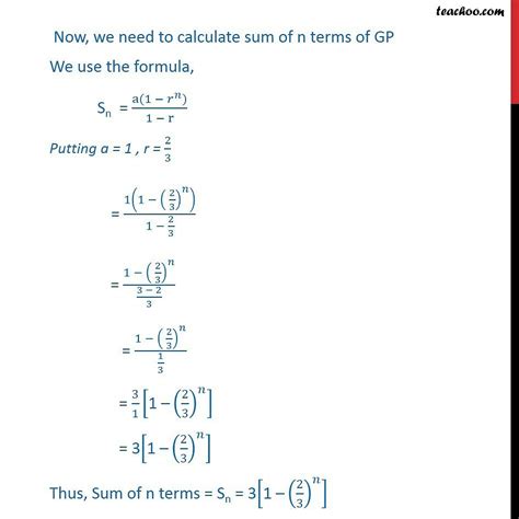 example 7 find sum of first n terms and of first 5 terms