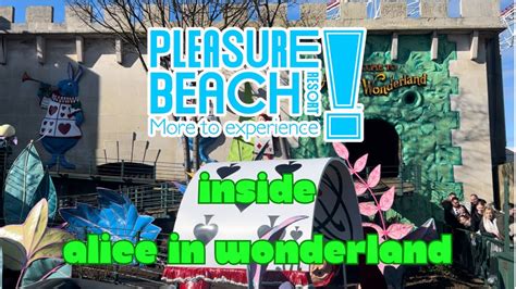 Alice In Wonderland On Ride POV REPAINTED SCENES Blackpool Pleasure