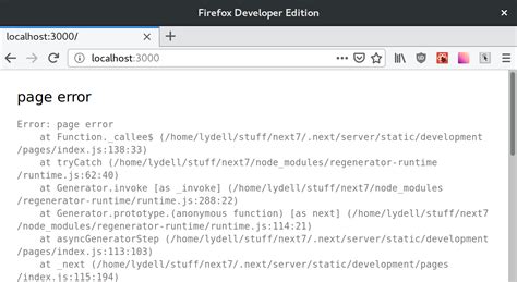 errors in getinitialprops handles differently in app js compared to other pages · issue 5400