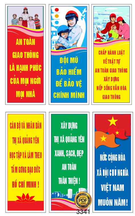Pano xây dựng nông thôn mới an toàn giao thông file Corel Download