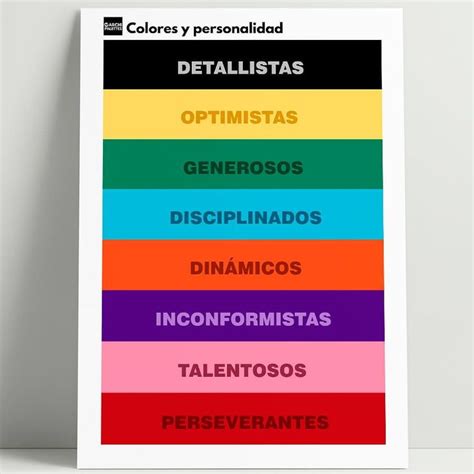 DE QUÉ COLOR ES TU PERSONALIDAD Los colores pueden revelar rasgos de