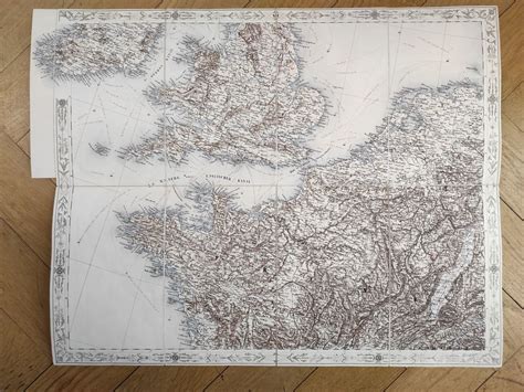 General Karte von Europa in 25 Blättern Blatt XII Belgien