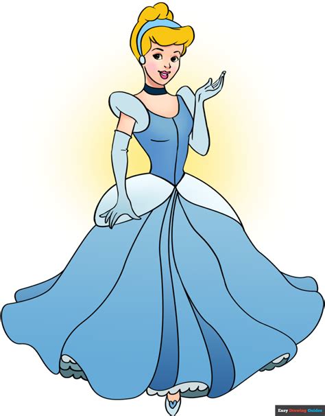 Cinderella Cartoon Drawing Sketch