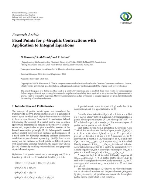 pdf fixed points for graphic contractions with application to integral equations