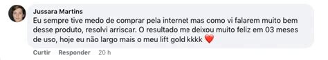 LIFT GOLD AMOSTRA GRÁTIS